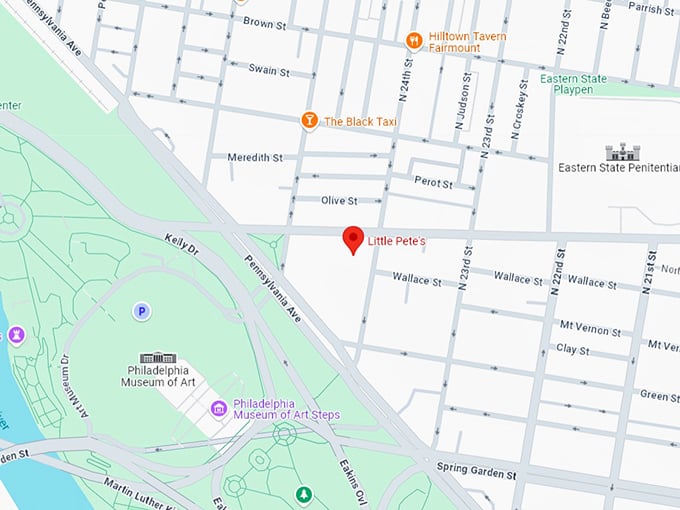 little pete’s map