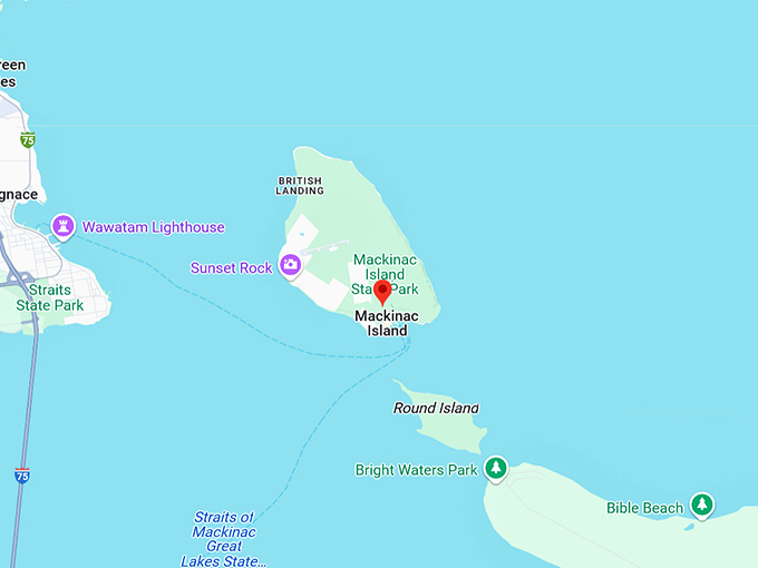 mackinac island map
