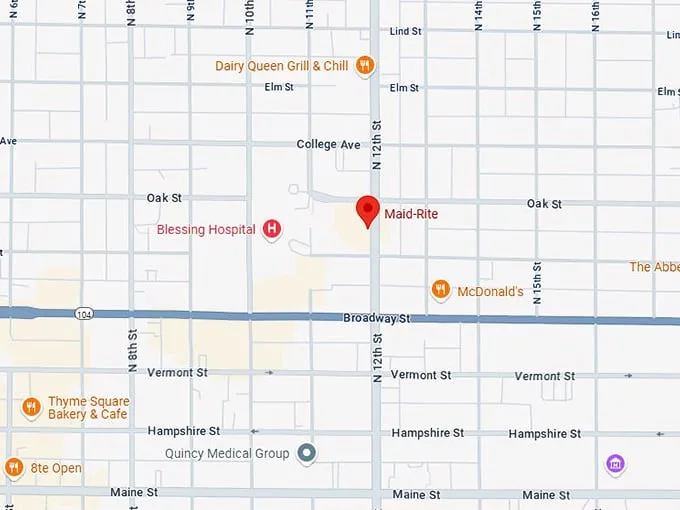 maid rite map