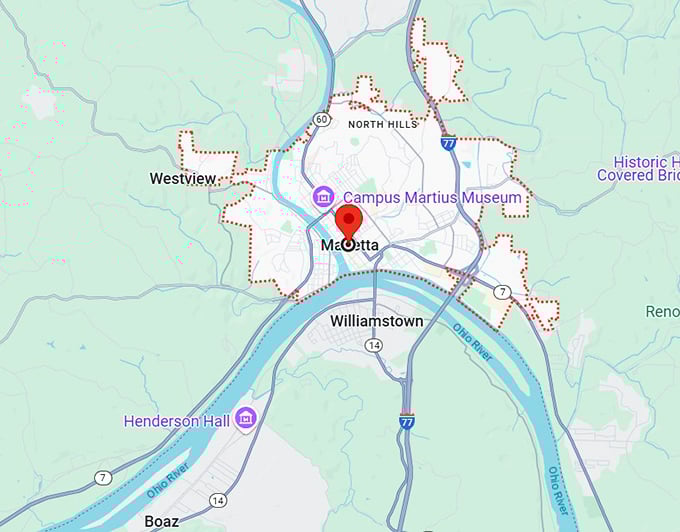 16. marietta, oh map