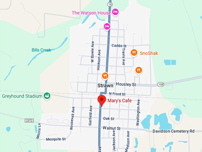 16. mary's cafe map