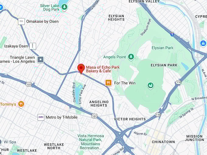 16. masa of echo park bakery & cafe map