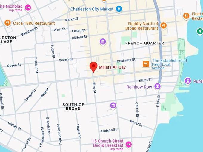 16. millers all day map