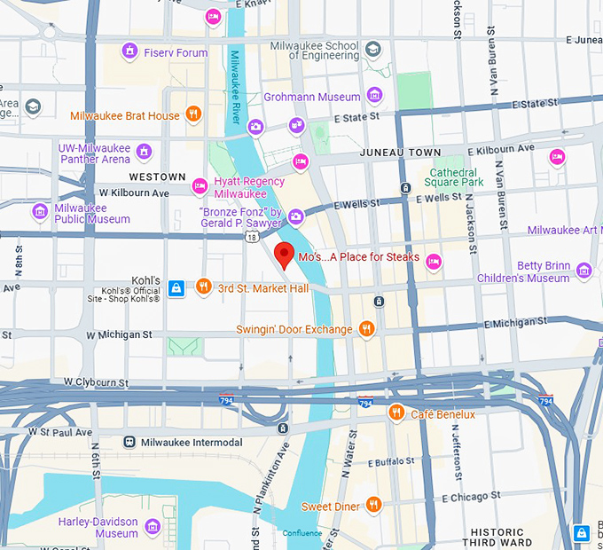 16. mo’s...a place for steaks map