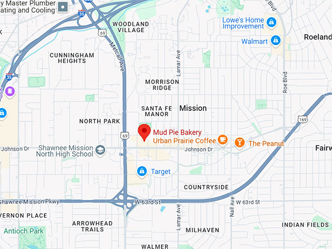 mud pie bakery map