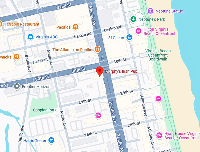 16. murphy’s irish pub map