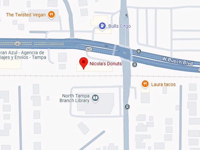 nicola's donuts map