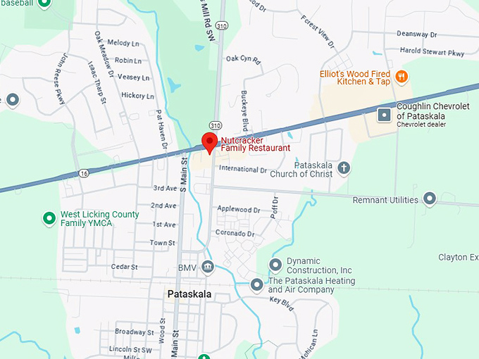 nutcracker family restaurant map