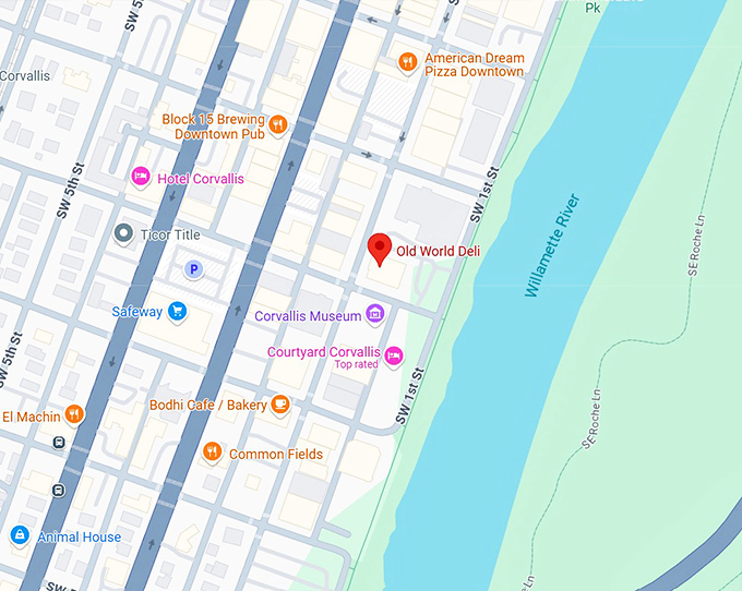 16. old world deli map