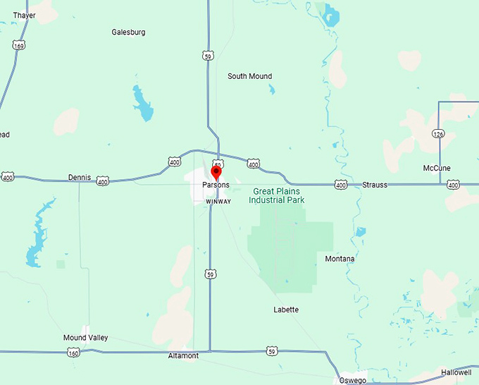 16. parsons map