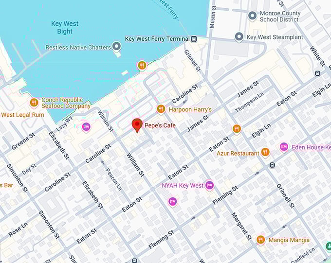 16. pepe's cafe map