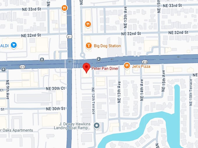16. peter pan diner map