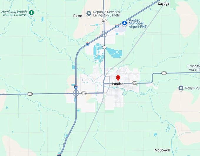 16. pontiac map