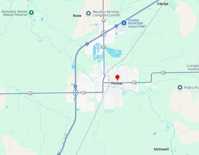 16. pontiac map