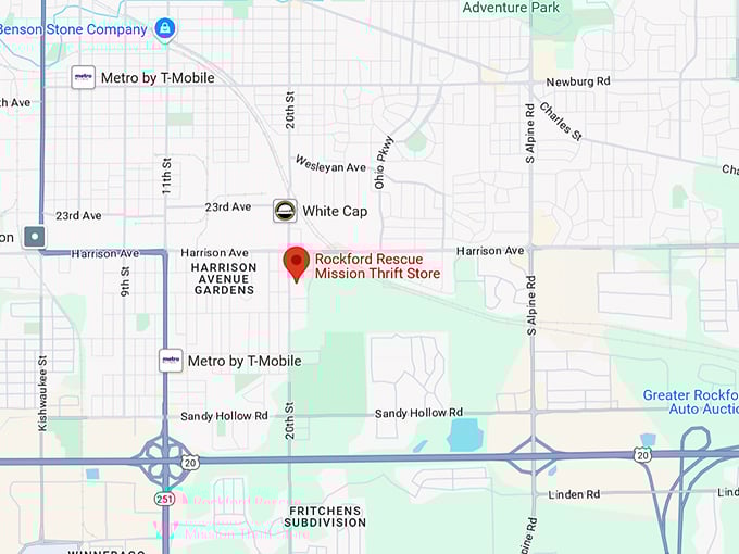 16. rockford rescue mission thrift store map