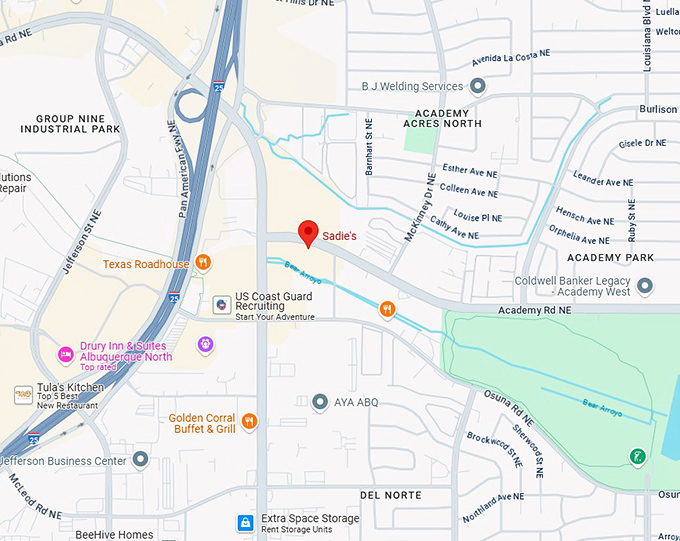 16. sadie's map