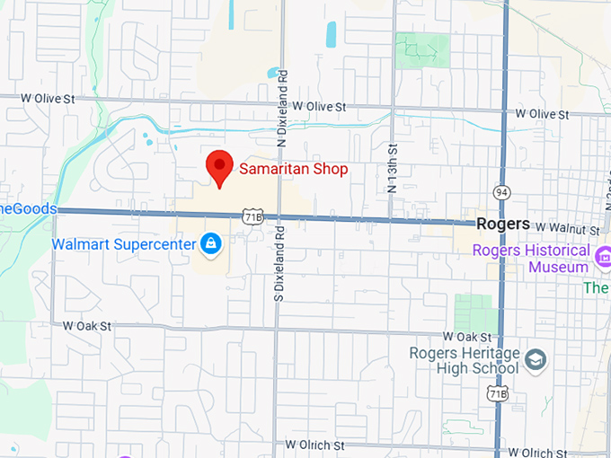 samaritan shop map