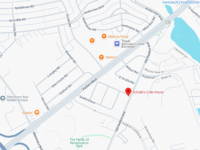 16. schultz's crab house map