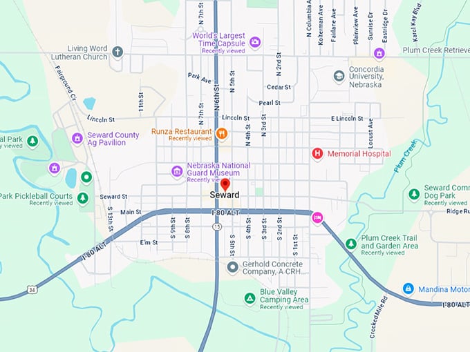 16. seward map