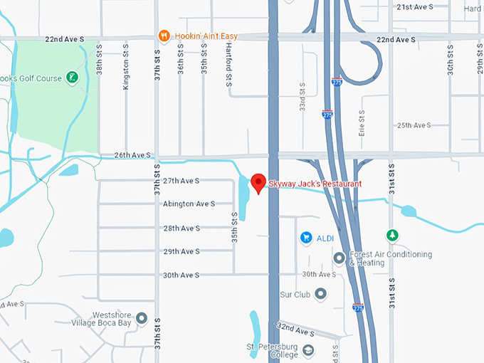 16. skyway jack's restaurant map
