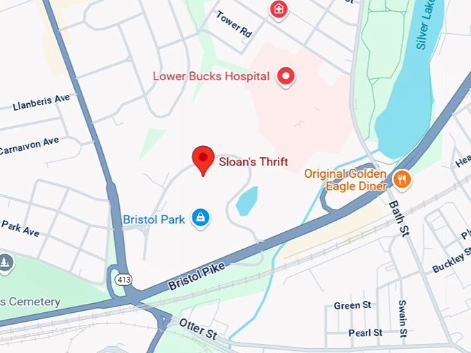 16. sloan's thrift map