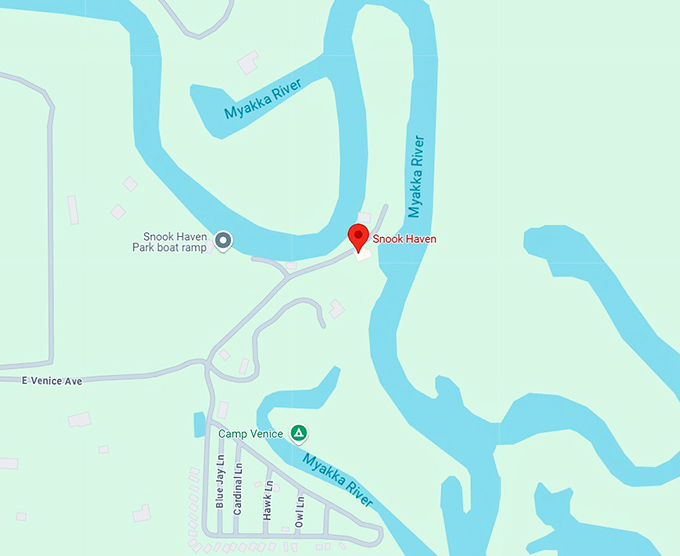 16. snook haven map