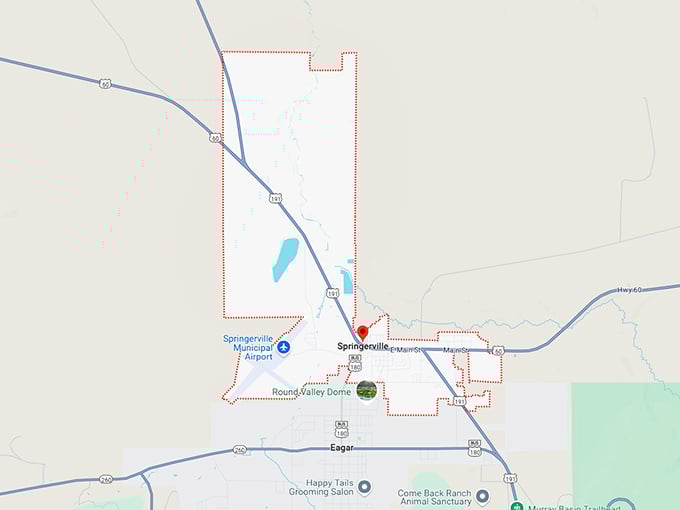 16. springerville, az map