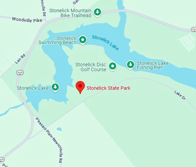 16. stonelick state park map