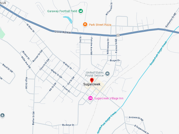 sugarcreek map