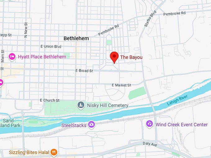 16. the bayou map