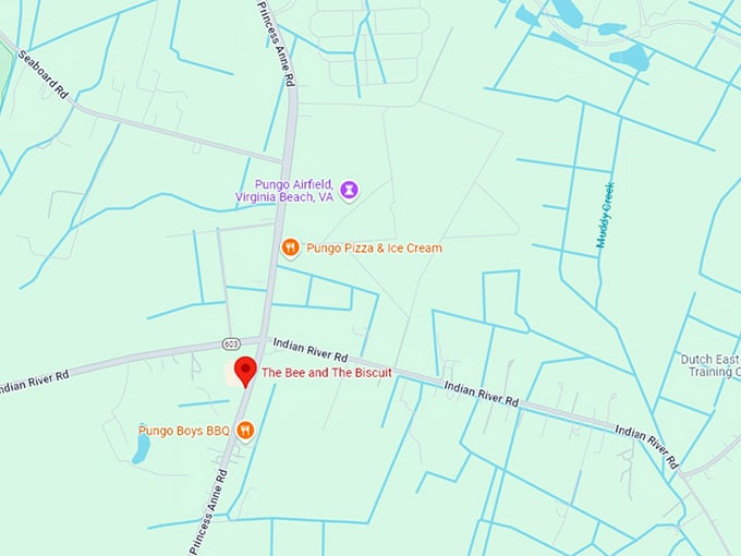 the bee and the biscuit map