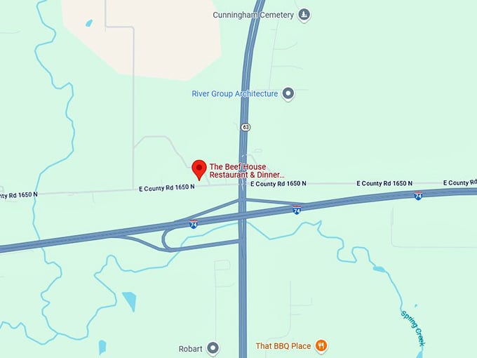 16. the beef house map