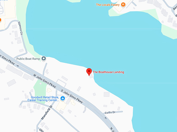 16. the boathouse landing map