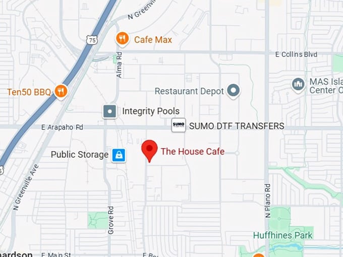 16. the house cafe map