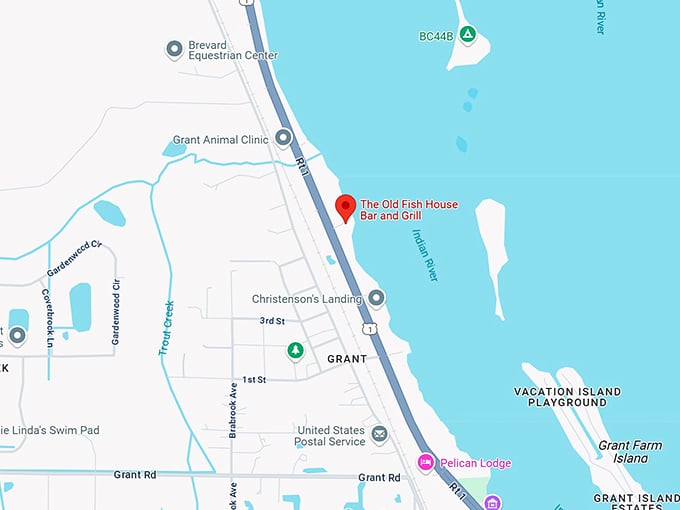 16. the old fish house bar and grill map