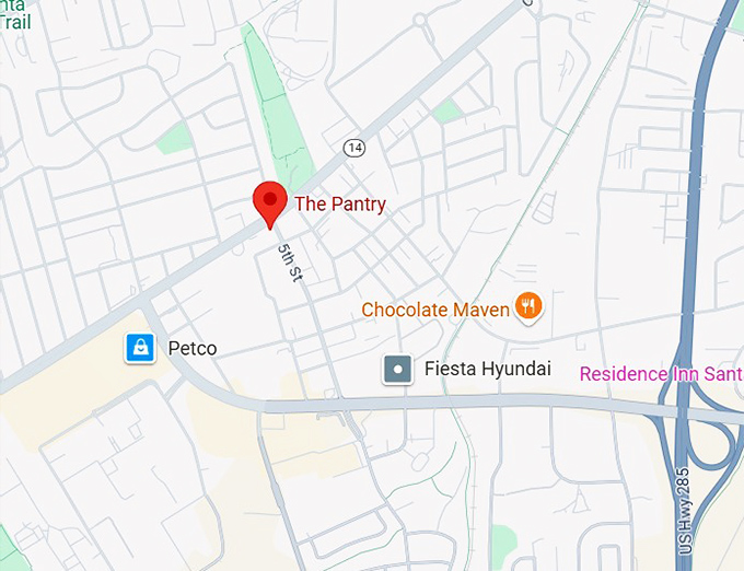 16. the pantry map