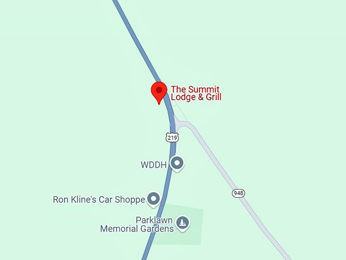 16. the summit lodge & grill map