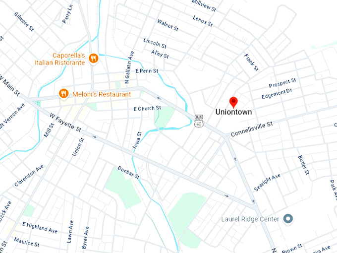 16. uniontown map