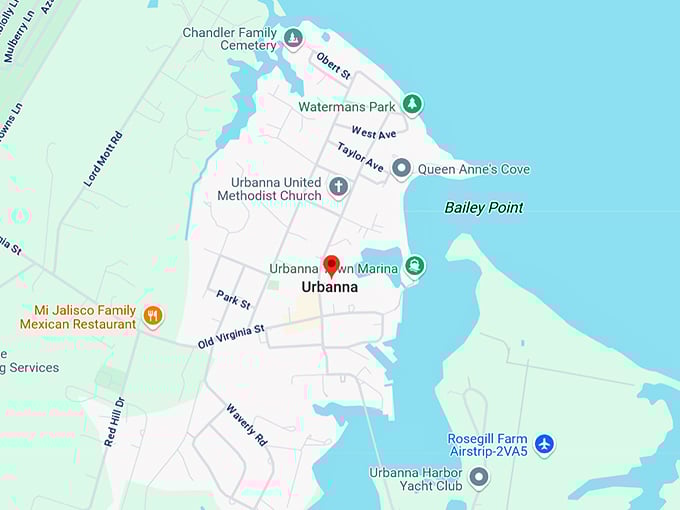 16. urbanna map