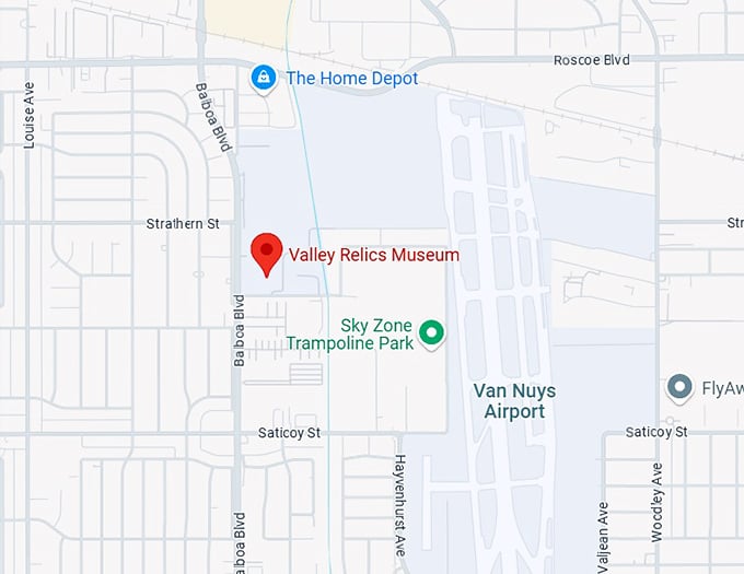 16. valley relics museum map
