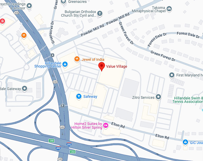 value village map