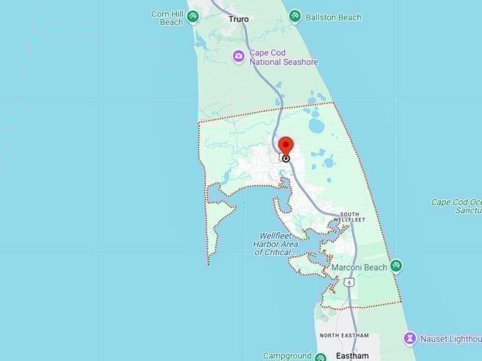 wellfleet, ma map