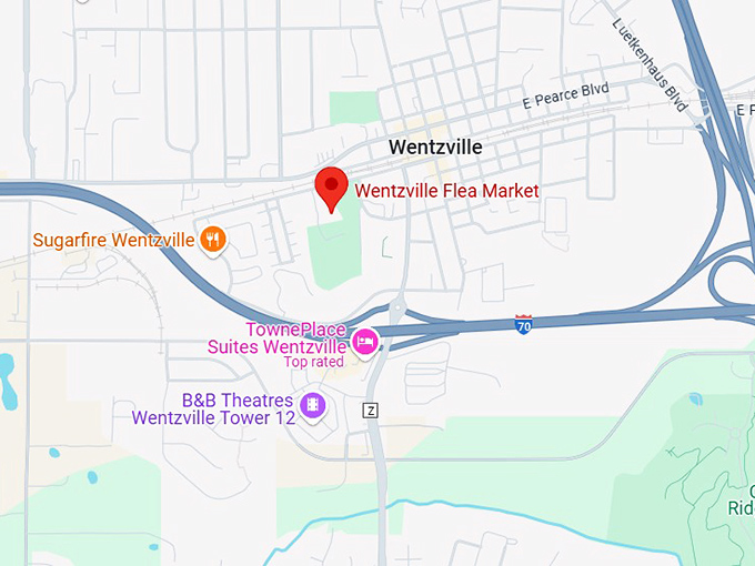 16. wentzville flea market map