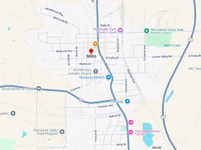 16. willits map