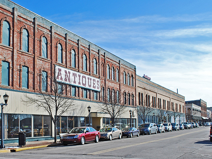 Bay City's historic downtown charms with its brick buildings and antique shops – small-town character with big personality!