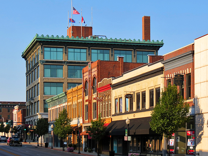 Historic downtown Joplin shines with colorful brick buildings that tell stories of Missouri's past while offering modern affordability.