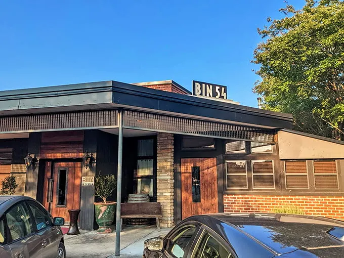 The understated elegance of Bin 54 by day transforms into a beacon for steak lovers by night—like Clark Kent turning into Superman, but for dinner.