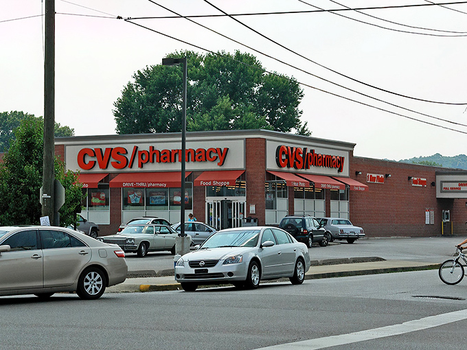 That CVS isn't just a pharmacy—it's the social hub where everyone eventually runs into their neighbors. Small-town living at its finest!