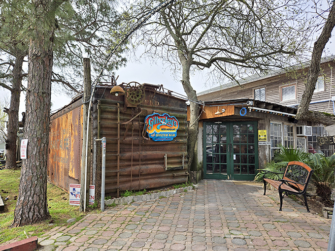 This isn't just a restaurant—it's a seafood sanctuary. Gilhooley's corrugated metal walls hide Gulf Coast treasures that locals whisper about.