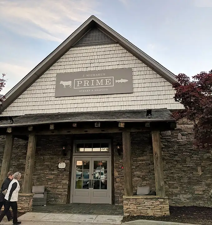 Stone and wood create the perfect backdrop for what locals know is Canton's premier spot for prime cuts and seafood.